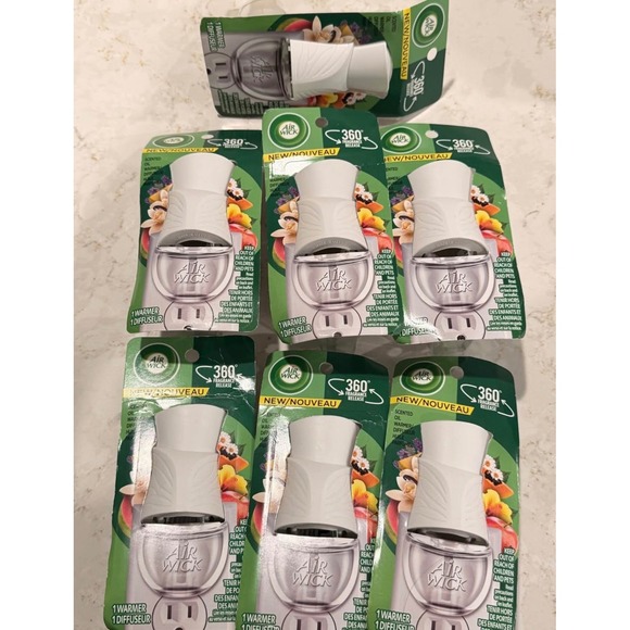 Air Wick | Other | Lot Of 7 Air Wick Scented Oil Warmer Plug In ...